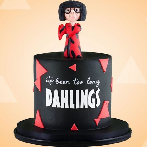 Superb Edna Mode Cake Tutorial - Between The Pages Blog