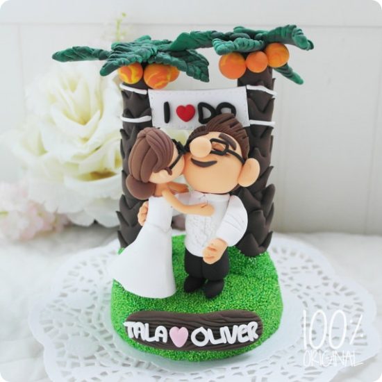 Adorable Up Wedding Cake Toppers - Between The Pages Blog