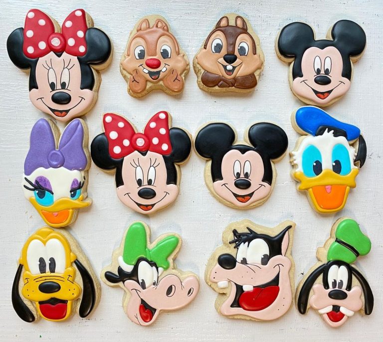 Delightful Mickey Mouse And Friends Cookies - Between The Pages Blog