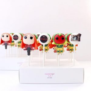 Magical WandaVision Cake Pops - Between The Pages Blog