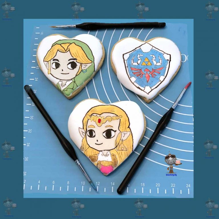 Cute Zelda and Link Cookies - Between The Pages Blog