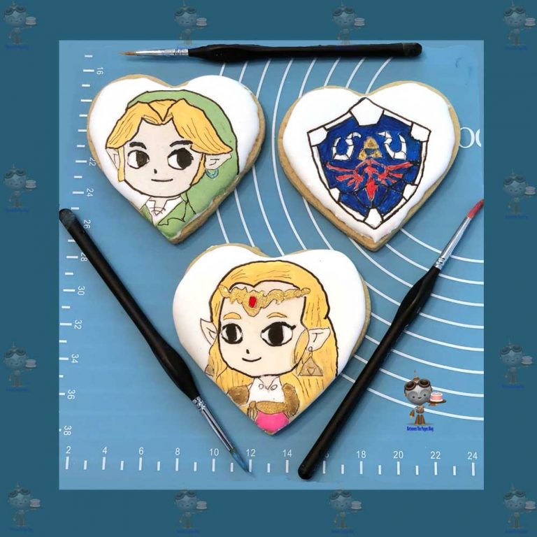 Cute Zelda and Link Cookies - Between The Pages Blog