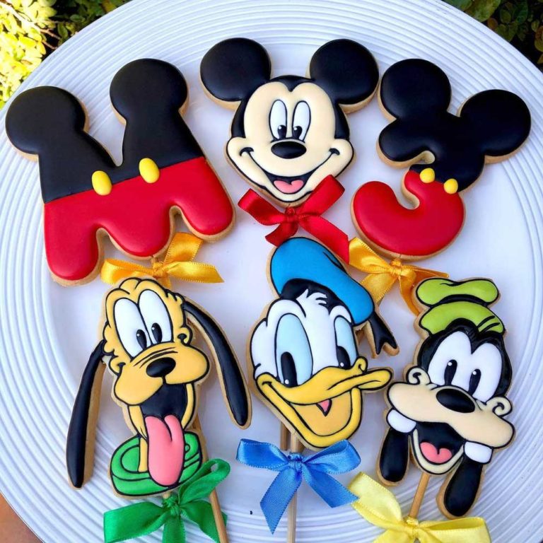 Mickey & Friends 3rd Birthday Cookies - Between The Pages Blog