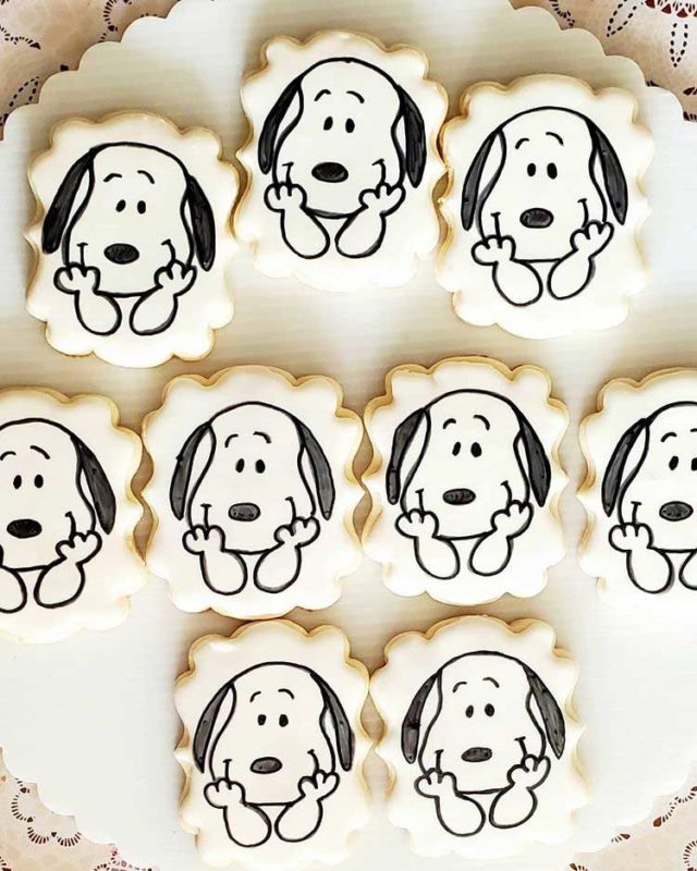 Snoopy Valentine's Cookies - Between The Pages Blog