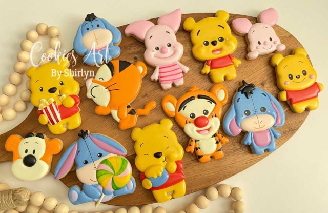 12 Chibi Pooh Cookies - Between The Pages Blog