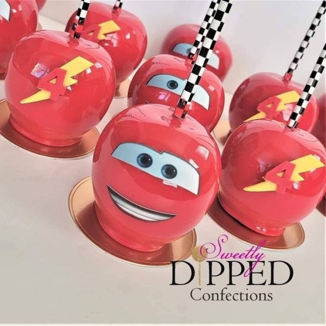 Cars Themed Candy Apples - Between The Pages Blog