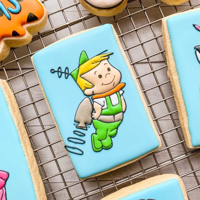 The Jetsons Meet The Flintstones Cookies - Between The Pages Blog