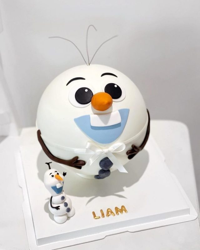 Olaf Piñata Cake By Get Cakes by Enze - Between The Pages Blog