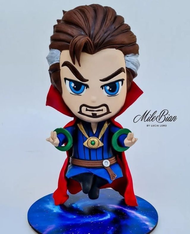Levitating Doctor Strange Cake - Between The Pages Blog