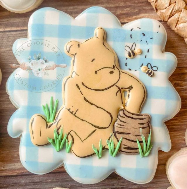Classic Pooh Baby Shower Cookies - Between The Pages Blog