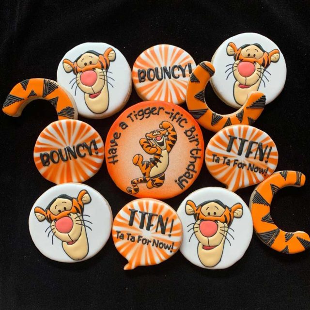 Tiggerific Orange Tigger Cookies - Between The Pages Blog