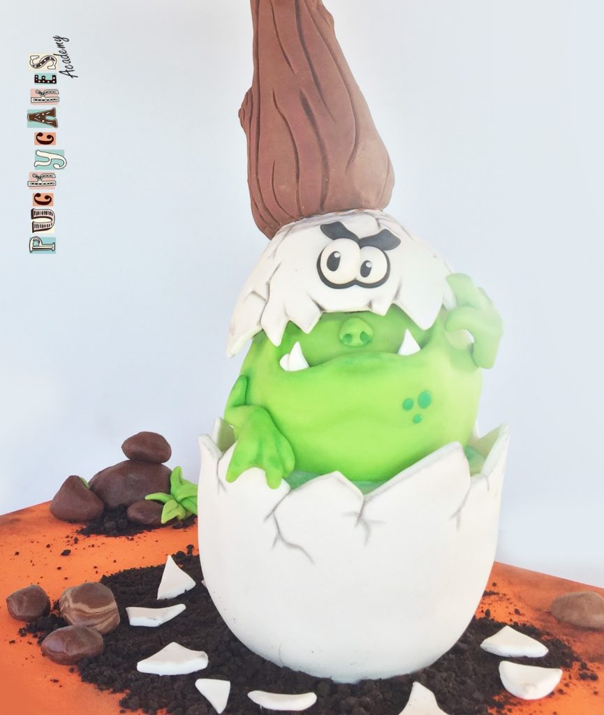Flying Captain Caveman Cake - Between The Pages Blog