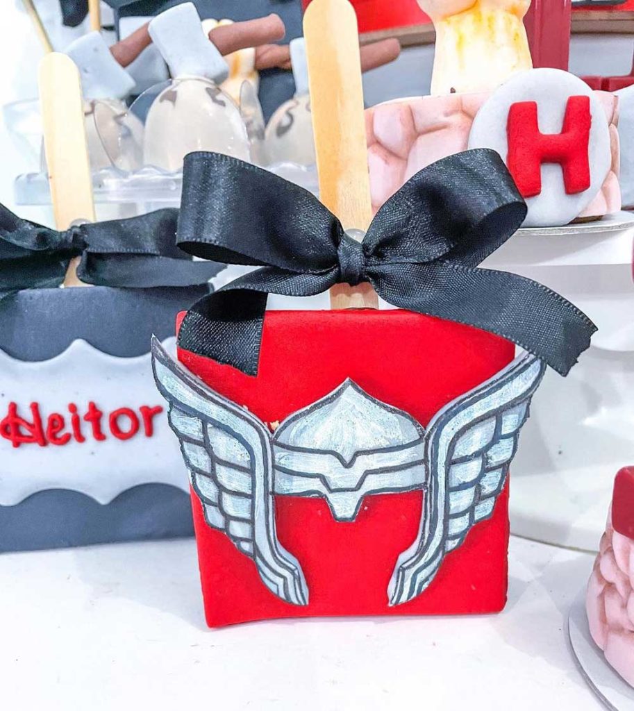 Thor Birthday Party Cake and Chocolates - Between The Pages Blog