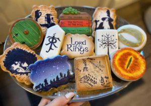 LOTR Silhoutte Cookies - Between The Pages Blog