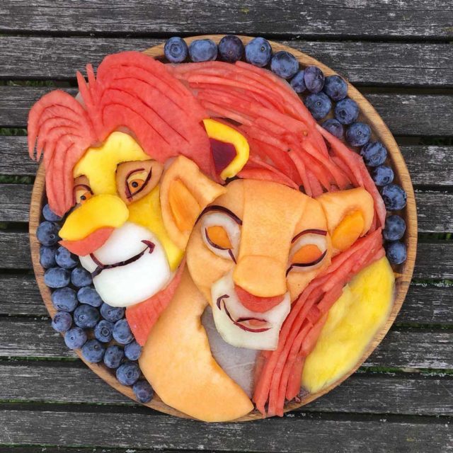 Simba & Nala Fresh Fruit Pie - Between The Pages Blog