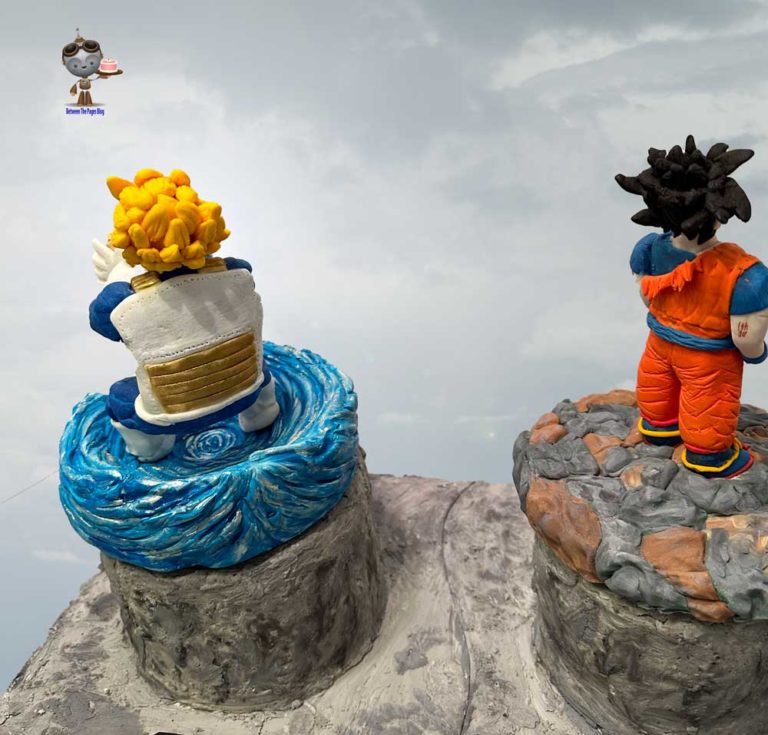 Vegeta Defeats Goku Cake Tutorial - Between The Pages Blog