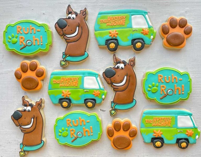 Scooby-Doo & Mystery Machine Cookies - Between The Pages Blog