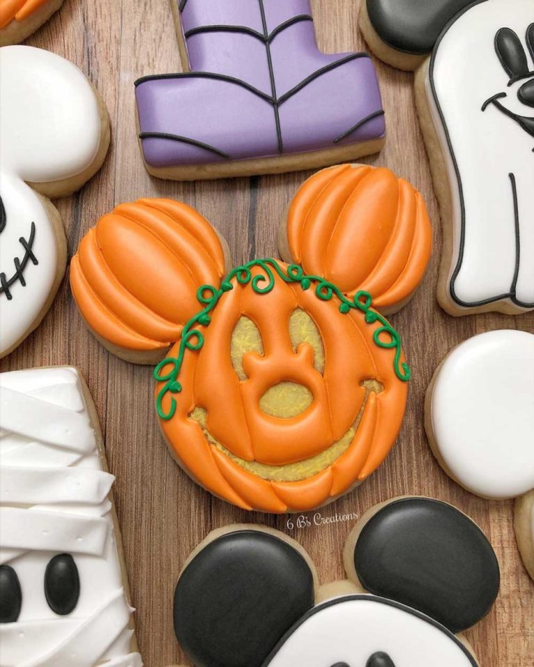 Mickey Halloween 1st Birthday Cookies - Between The Pages Blog