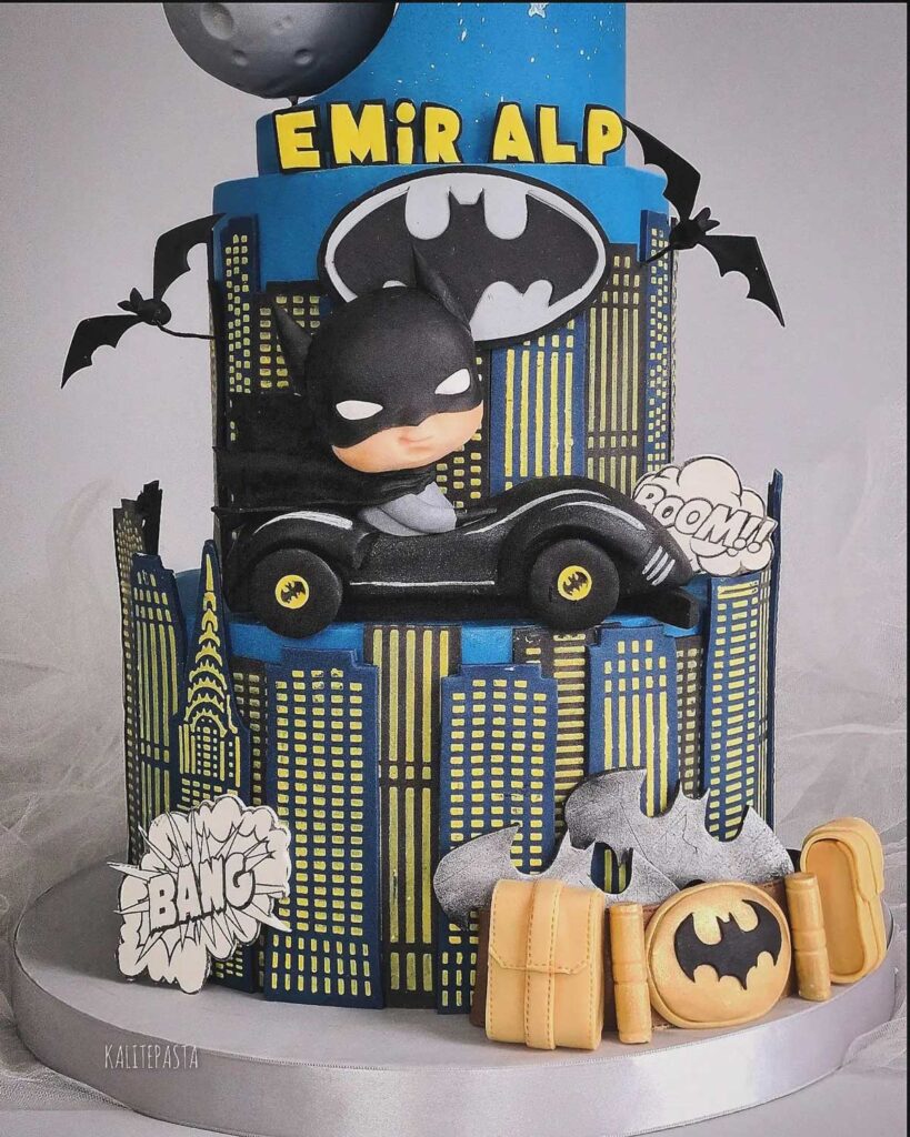 Batman Cityscape Cake - Between The Pages Blog